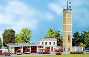 **Faller HO Modern Fire Station – EuroScaleModels